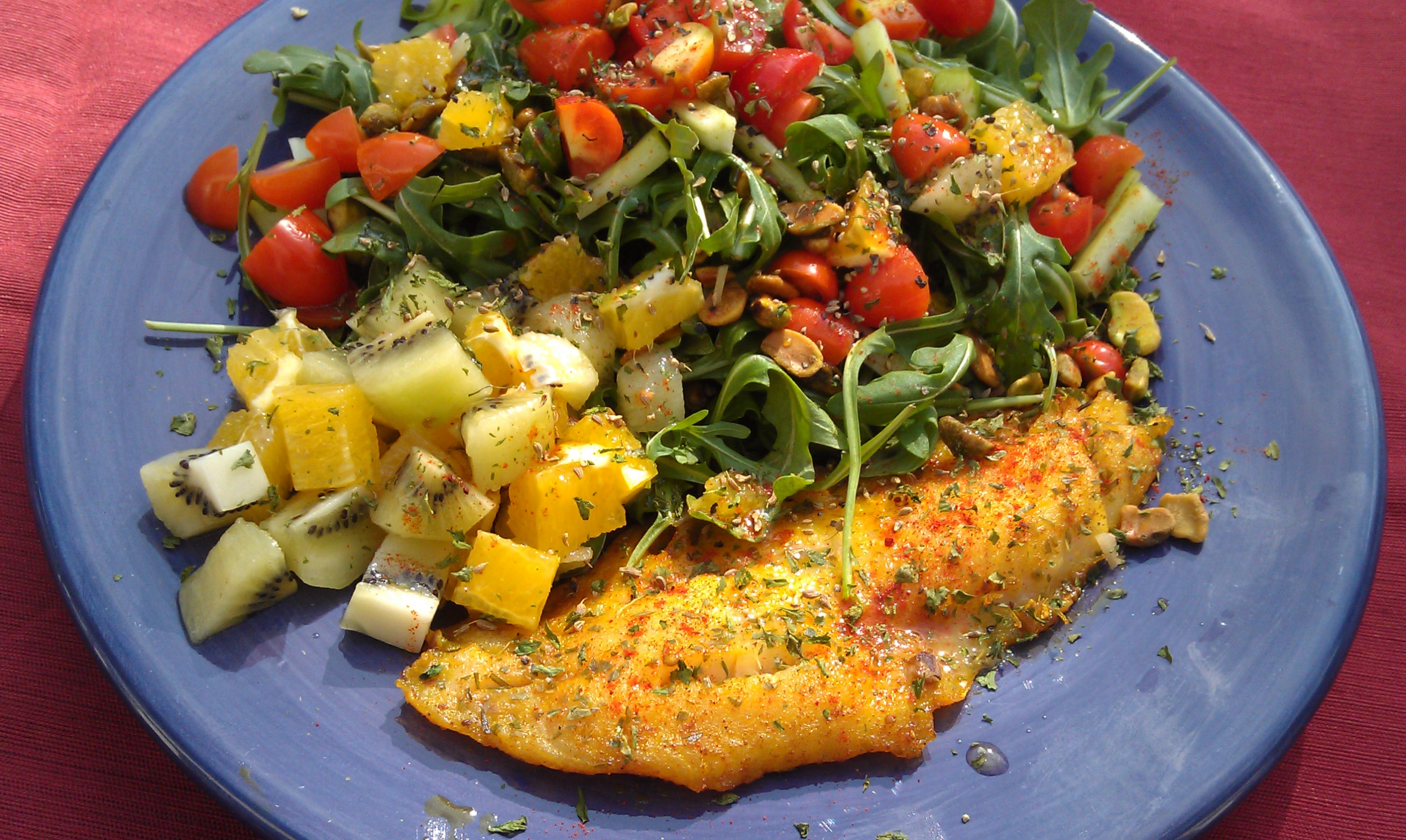 Tasty Red Snapper Salad Meal! – HumanaNatura